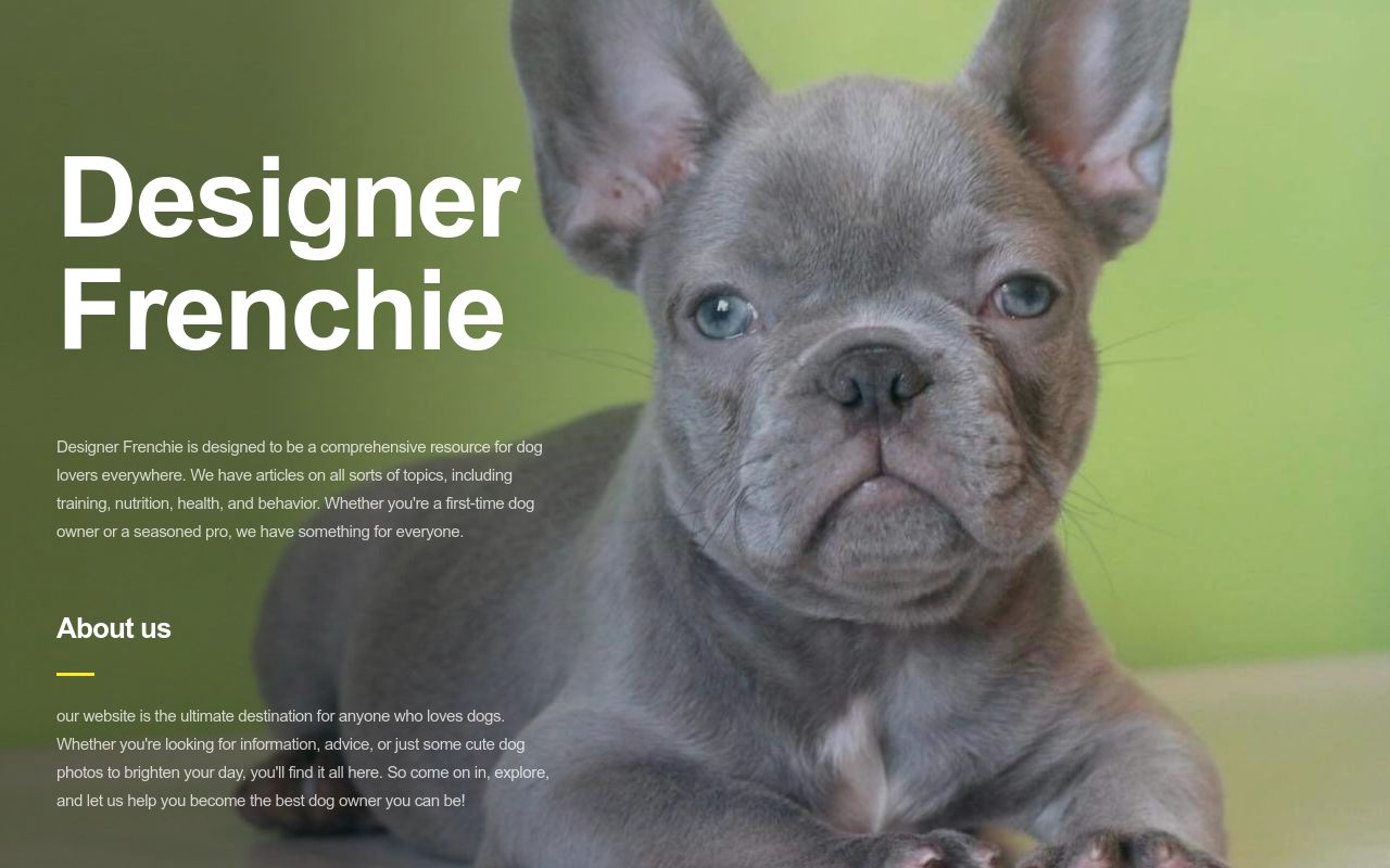 Designer Frenchie